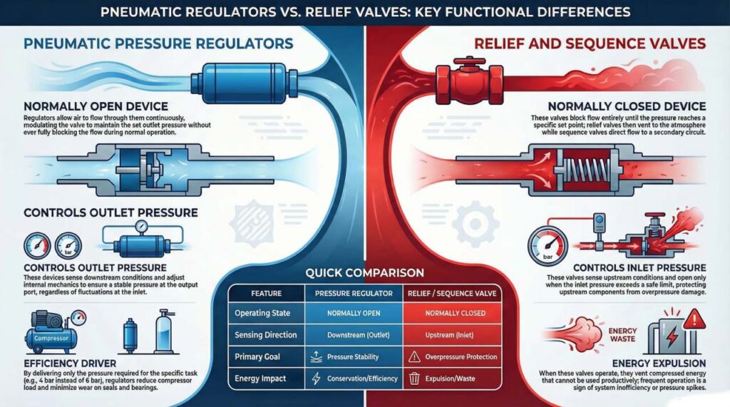 pressure-control-valve-vs-regulators-infographic-web | Pneumatic Parts ...