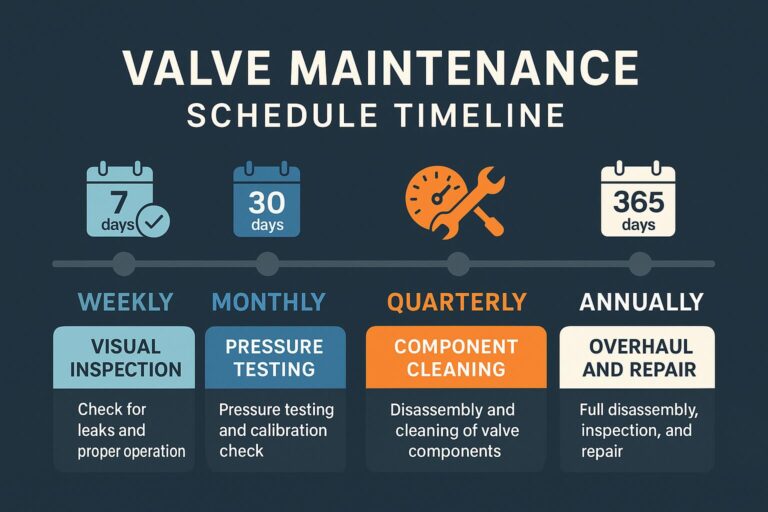 valve-maintenance-schedule-timeline | Pneumatic Parts Supplier for ...